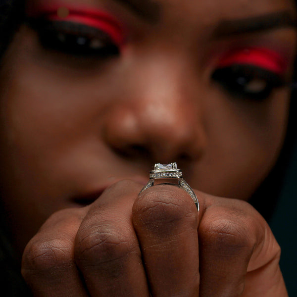 Sterling Silver Engagement Ring – Delphimetals